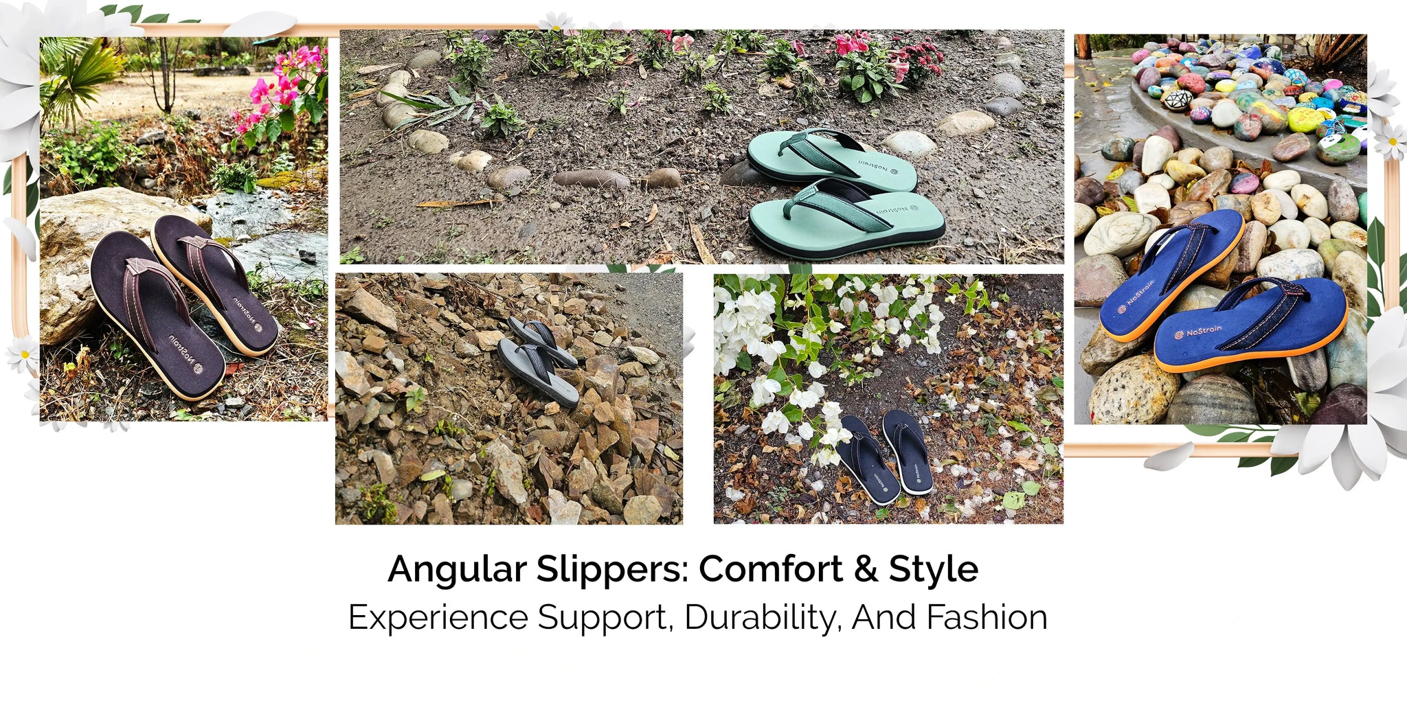 NoStrain Angular Slippers: Comfort, Style & Durability for All